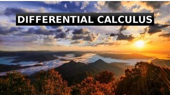 Differential Calculus 1 Of 2 By ENTER ONE TPT