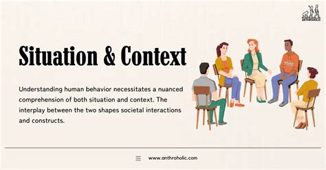 the interplay of situation and context in society an anthropological