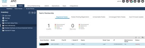 Apic Fabric Discovery Cisco Community