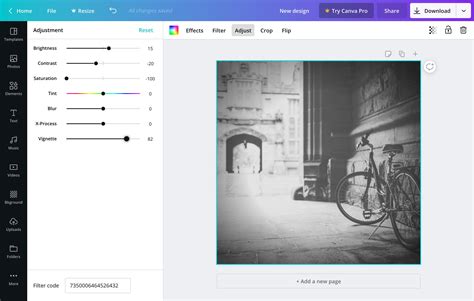 Add Vignette Effect To Your Images Canva