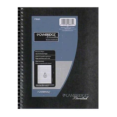 Mead Cambridge Limited Notebook Shop Notebooks At H E B