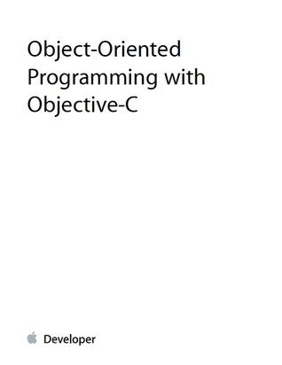 Object Oriented Programming With Objective C By Apple Inc Goodreads