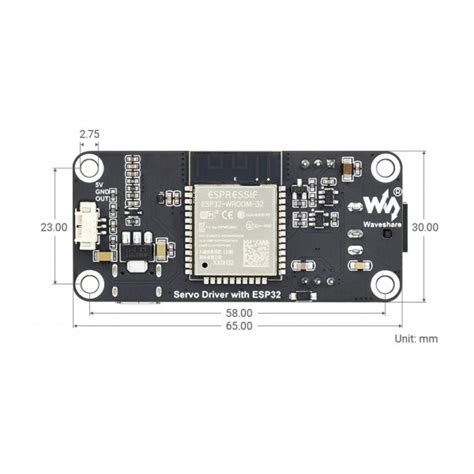Waveshare Servo Driver Expansion Board Esp32 Ws 21593