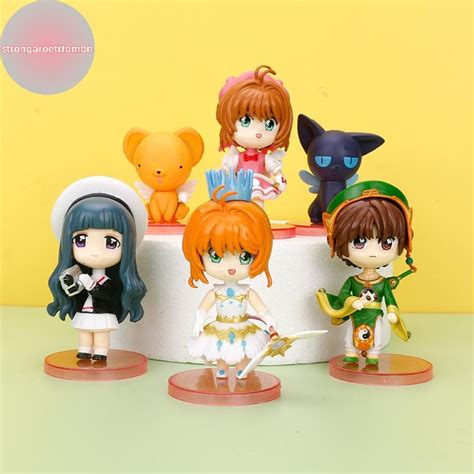 Strongaroetrtombn Anime Card Captor Sakura Action Figure Model Car Cake Decorations Tomoyo