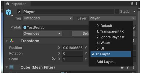Unity Raycast LayerMask LeeTaes 공부노트