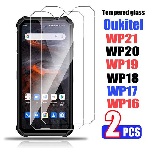 2 pack screen protector for oukitel wp21 wp20 wp20 pro wp19 wp18 wp17