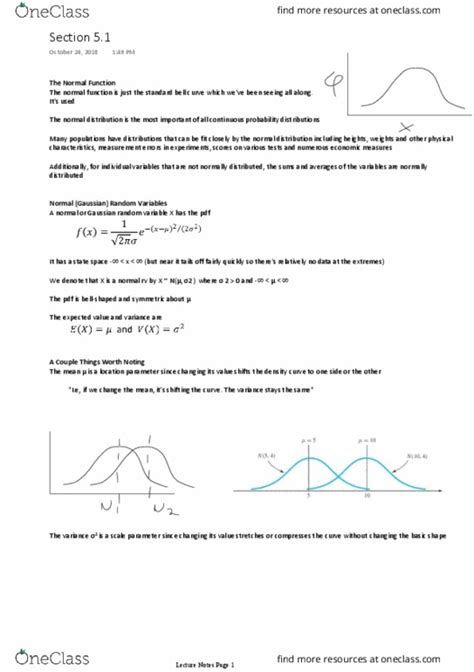 Statistical Sciences 2141ab Lecture Notes Fall 2018 Lecture 18