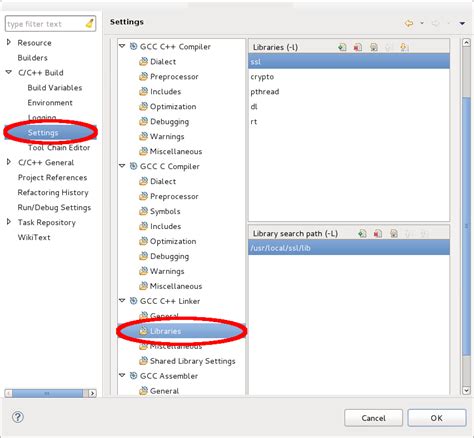 Undefined Referece To Function For Openssl App In Eclipse Stack Overflow