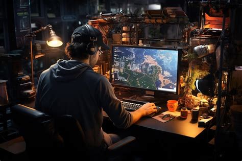 Premium Ai Image Software Engineer Designer Game Coding Generated With Ai