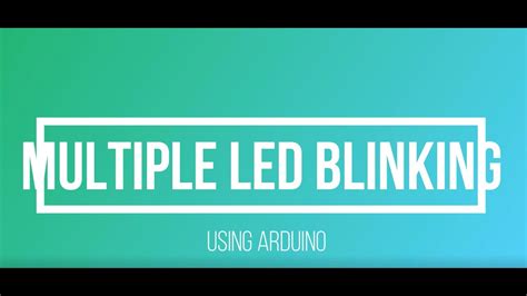 Multiple Led Blinking Using Arduino In Tinkercadvirtual Platform Youtube