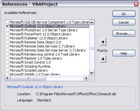VBA Criando Regras No Outlook