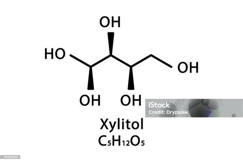 자일리톨 분자 구조 자일리톨 골격 화학 공식 화학 분자식 벡터 일러스트 레이 션 건축물에 대한 스톡 벡터 아트 및 기타 이미지 건축물 과학 구도 Istock