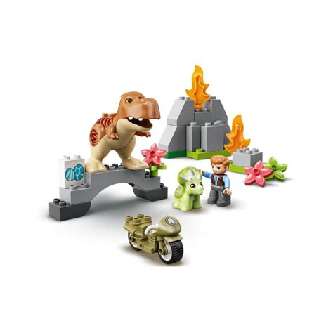 Lego Duplo T Rex And Triceratops Dinosaur Breakout 10939 Nastars