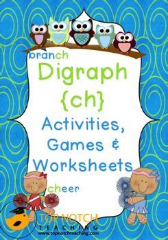 Ch Digraph Worksheets Digraph Games And Activities Print Digital Included Digraphs