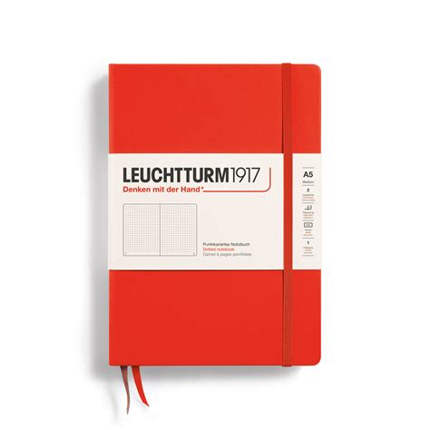 Leuchtturm Hardcover A5 Dotted Notebook Lobster Truphae