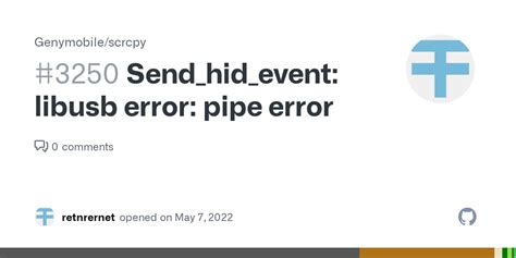 send hid event libusb error pipe error · issue 3250 · genymobile