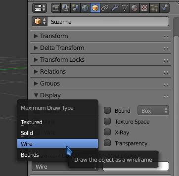 Set Wireframe Only View Blender Stack Exchange