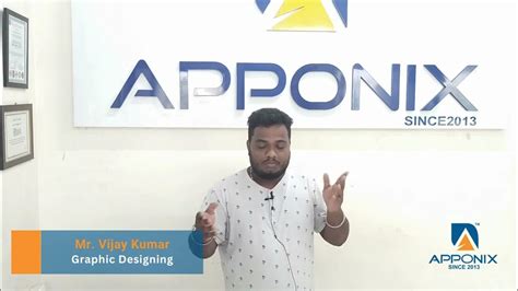 Testimonial By Vijaykumar On Graphic Design At Apponix Technologies