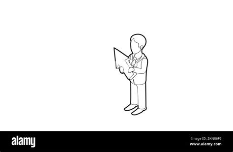 Man Holding Arrow Sign Stock Videos Footage HD And K Video Clips Alamy