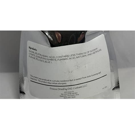 FREEZE DRIED JELLO LIME Lidl Dollys