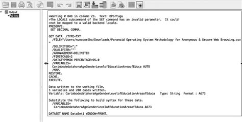 SPSS Import Log 186 Download Scientific Diagram