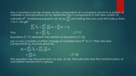 ppt mathematical physics tensor unit 7 pdf