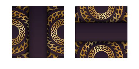 인도 골드 패턴이 있는 부르고뉴 색상의 엽서를 인쇄할 수 있습니다 0명에 대한 스톡 벡터 아트 및 기타 이미지 0명 금색 낙서 드로잉 Istock