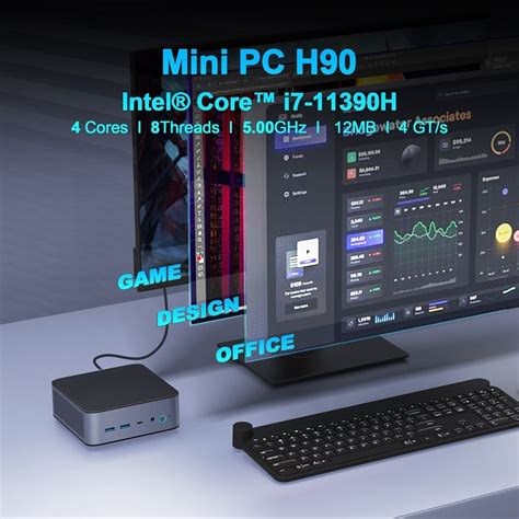 Gxmo H90 Windows 11 Intel Core I7 11390h Processor Mini Computer Without Ram And Ssd
