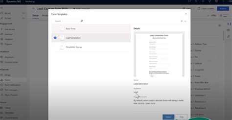 how to create a form in dynamics 365 marketing gestisoft