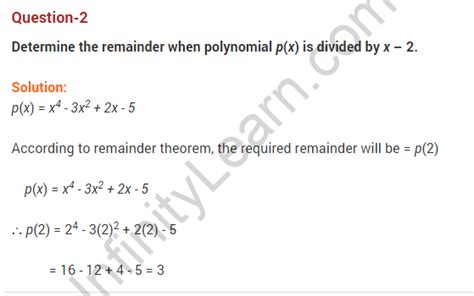Polynomials Class Extra Questions Notes Maths Chapter