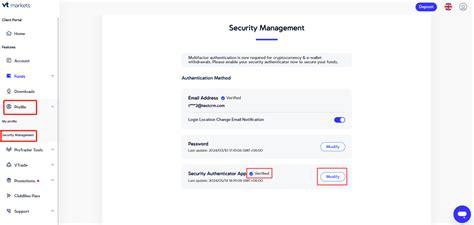 How do I change my security authenticator (2FA)? – VT Markets Help Centre
