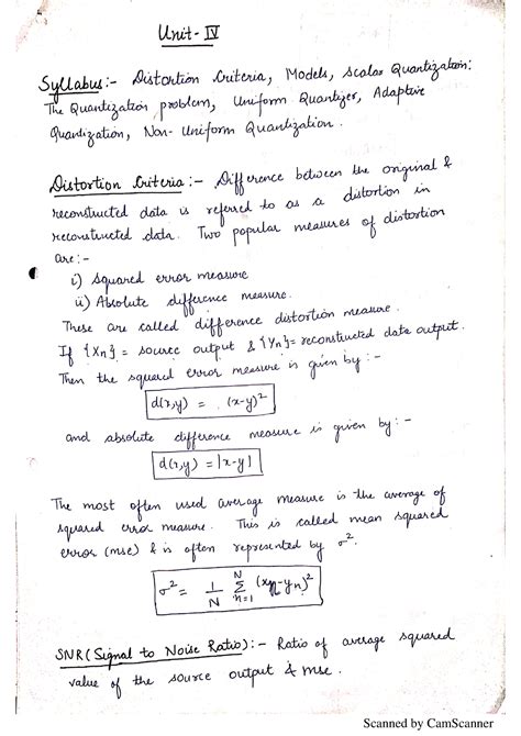 Dc Unit 4 Notes Btech Studocu