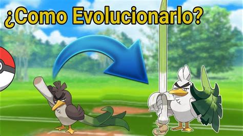 Como Evolucionar A Farfetchd De Galar En Pokemon Go Youtube