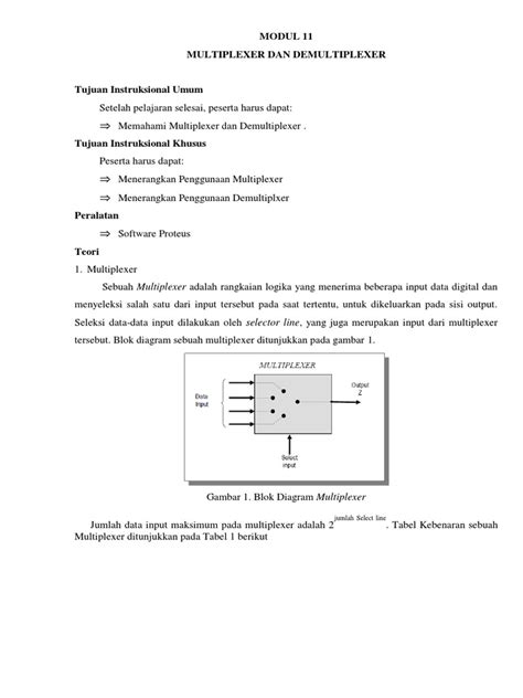 multiplexer dan demultiplexer new pdf