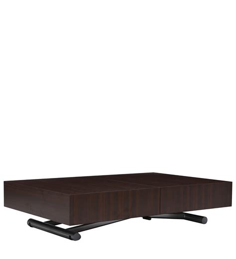 Buy Snazzy Expandable Coffee Table In Brown Colour By Gravity Online Contemporary Coffee