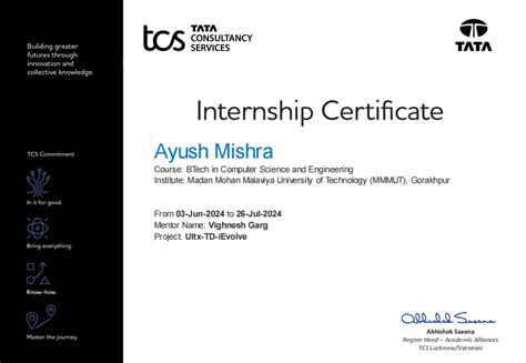 Ayush Mishra On Linkedin I Am Thrilled To Share That I Have Successfully Completed My