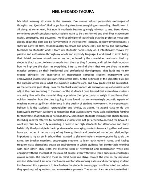 Reflection Grad Sem Pdf
