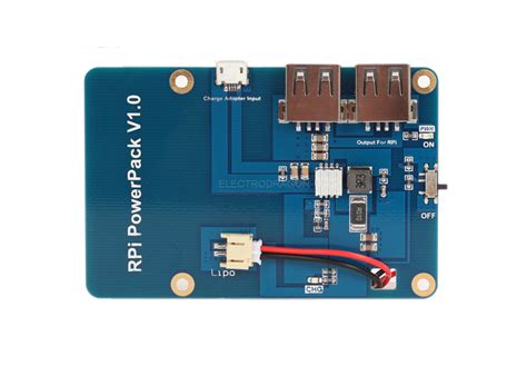 Raspberry Pi PowerPack Battery Extension Board ElectroDragon