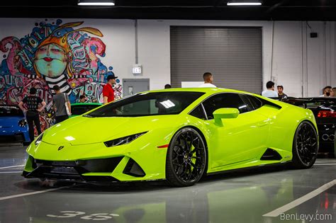 Lime Green Lamborghini Huracán Evo