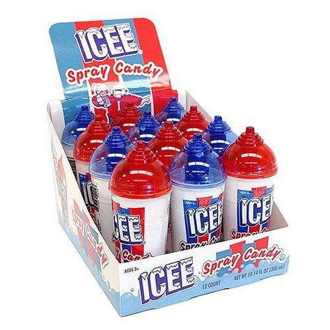 Us Toy Icee Sour Spray Candy Gourmet Food Cherry And Blue Raspberry