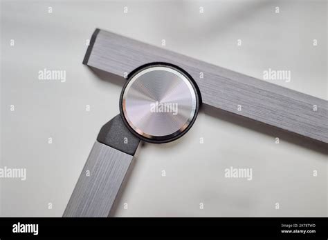 A Partial Element Of A Rotating Elbow Joint In An Angular Design With A Round Center Joiner