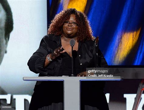 Wanda King, daughter of Inductee Freddie King, accepts her fathers ...