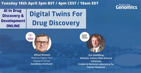 Front Line Genomics On Linkedin Ai In Drug Discovery And Development Online Webinar 3 Digital