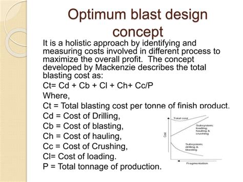 Blast Design In Opencast Mining Pptx Geology Science