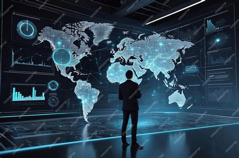 Premium Photo Big Data Analytics With Ai Technology Data Analyst Analyzing