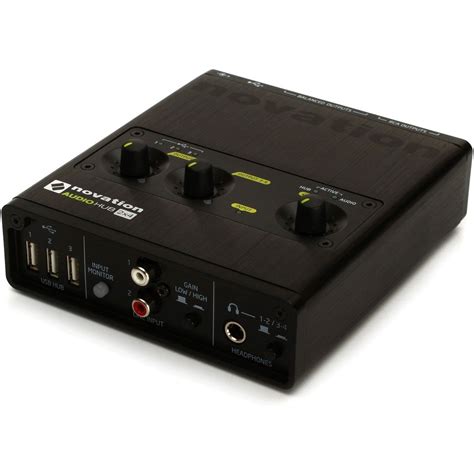 Novation Audiohub 2x4 Audio Interface And USB Hub 815301000280