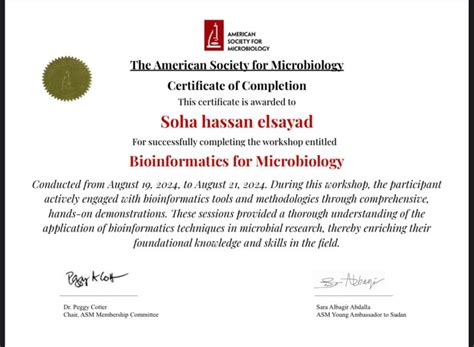Soha Hassan On Linkedin Bioinformatics Microbiology Asm
