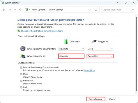How To Change Lid Close Action On Windows Pureinfotech