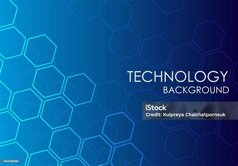 Background Technology Hexagon Stacked With Multiple Layers It Is