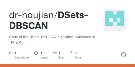 GitHub Dr Houjian DSets DBSCAN Code Of The DSets DBSCAN Algorithm Published In TIP 2016
